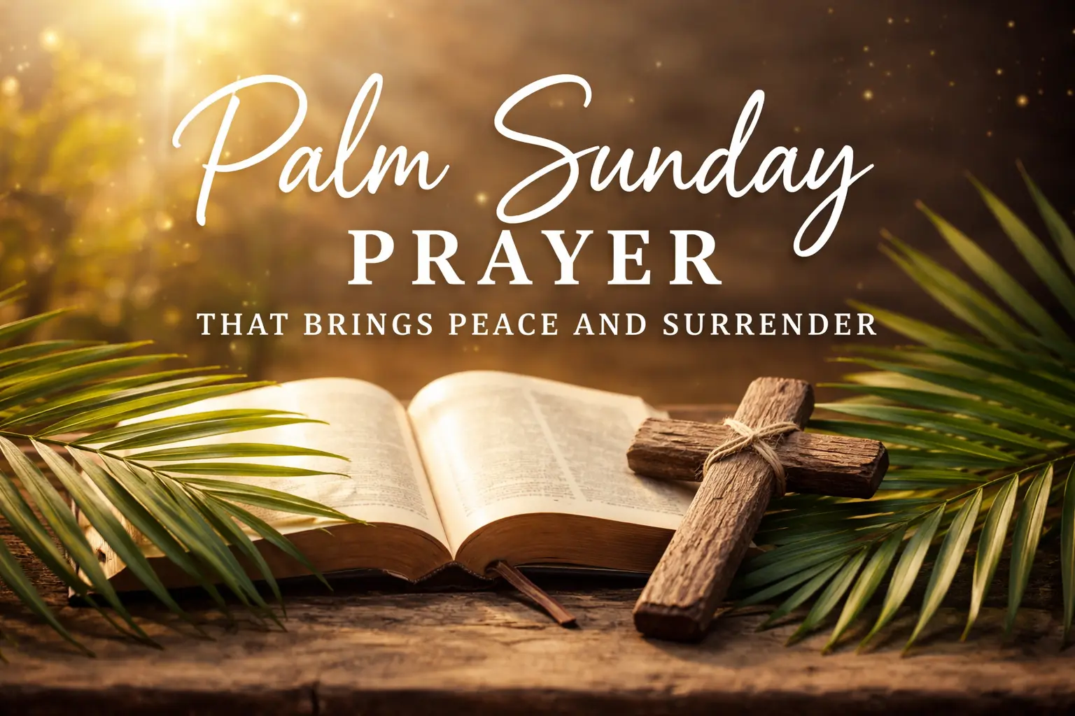 Palm Sunday Prayer That Brings Peace and Surrender