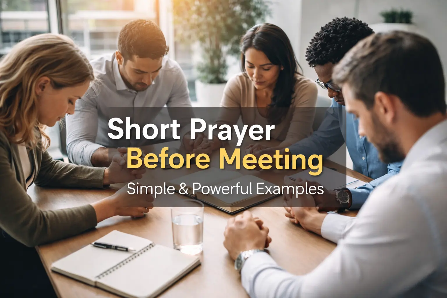 Short Prayer Before Meeting (Simple & Powerful Examples)